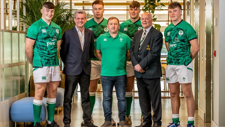 Murphy names Ireland U20 squad For Six Nations — Press release | PwC Ireland