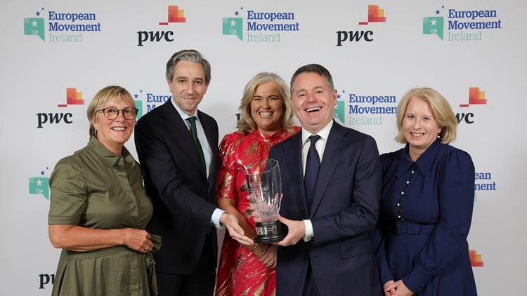 European of the Year by European Movement Ireland — Press Releases | PwC Ireland